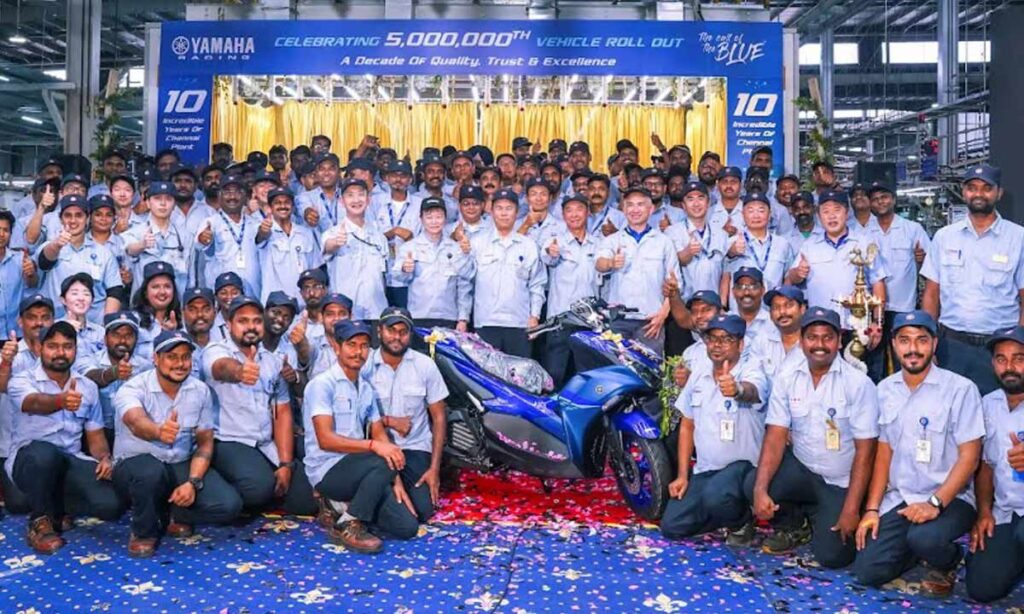 Yamaha’s Chennai Factory Celebrates 10 Years of Excellence and 5 ...